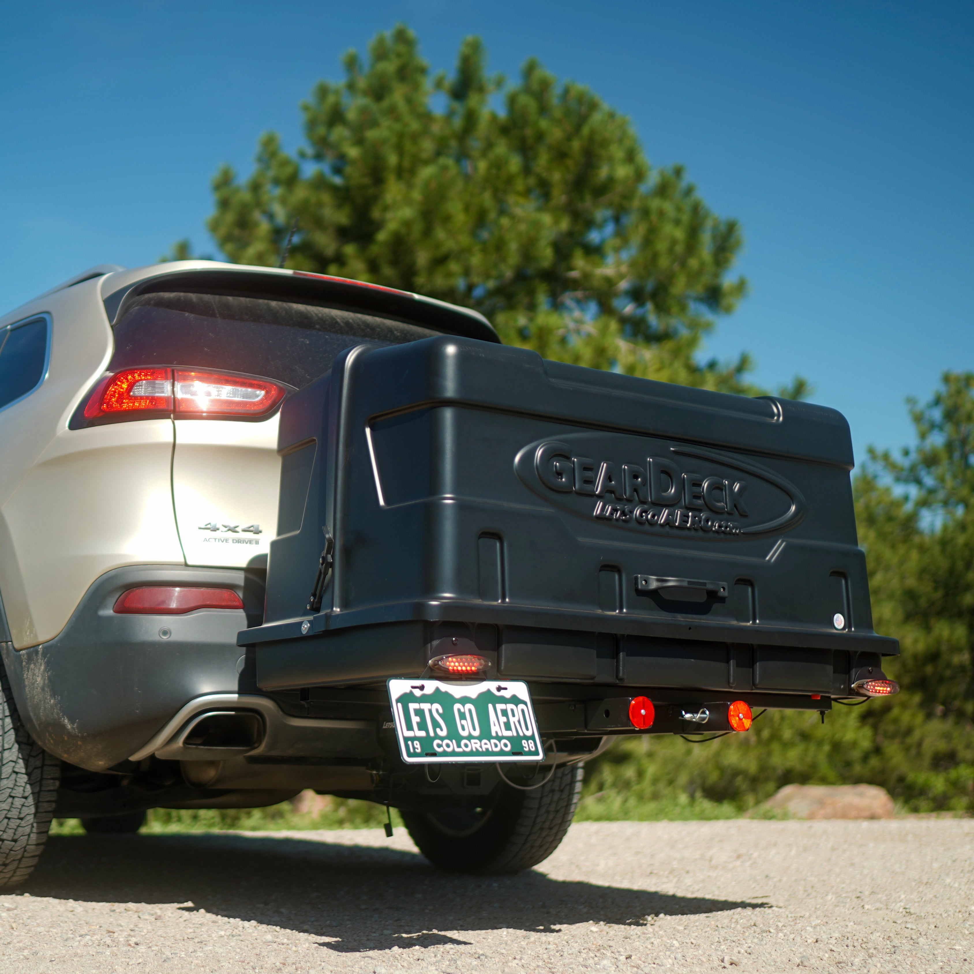 What is the GearDeck Cargo Carrier made out of?