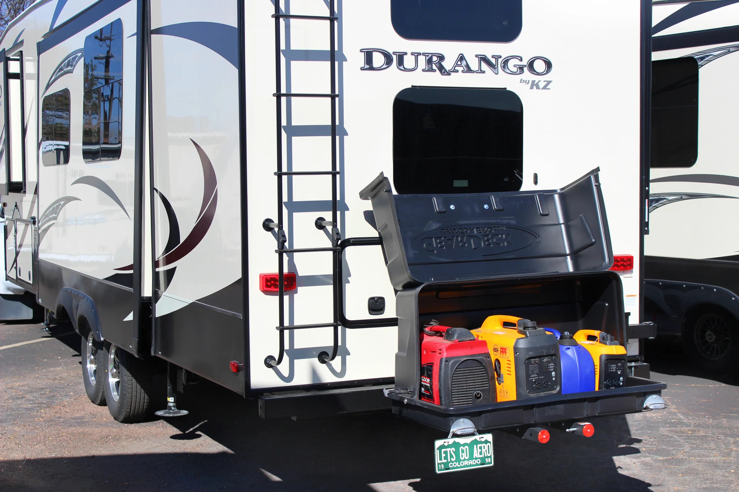 GearDeck® 17 Carries Portable Generators to Power Travel Trailers