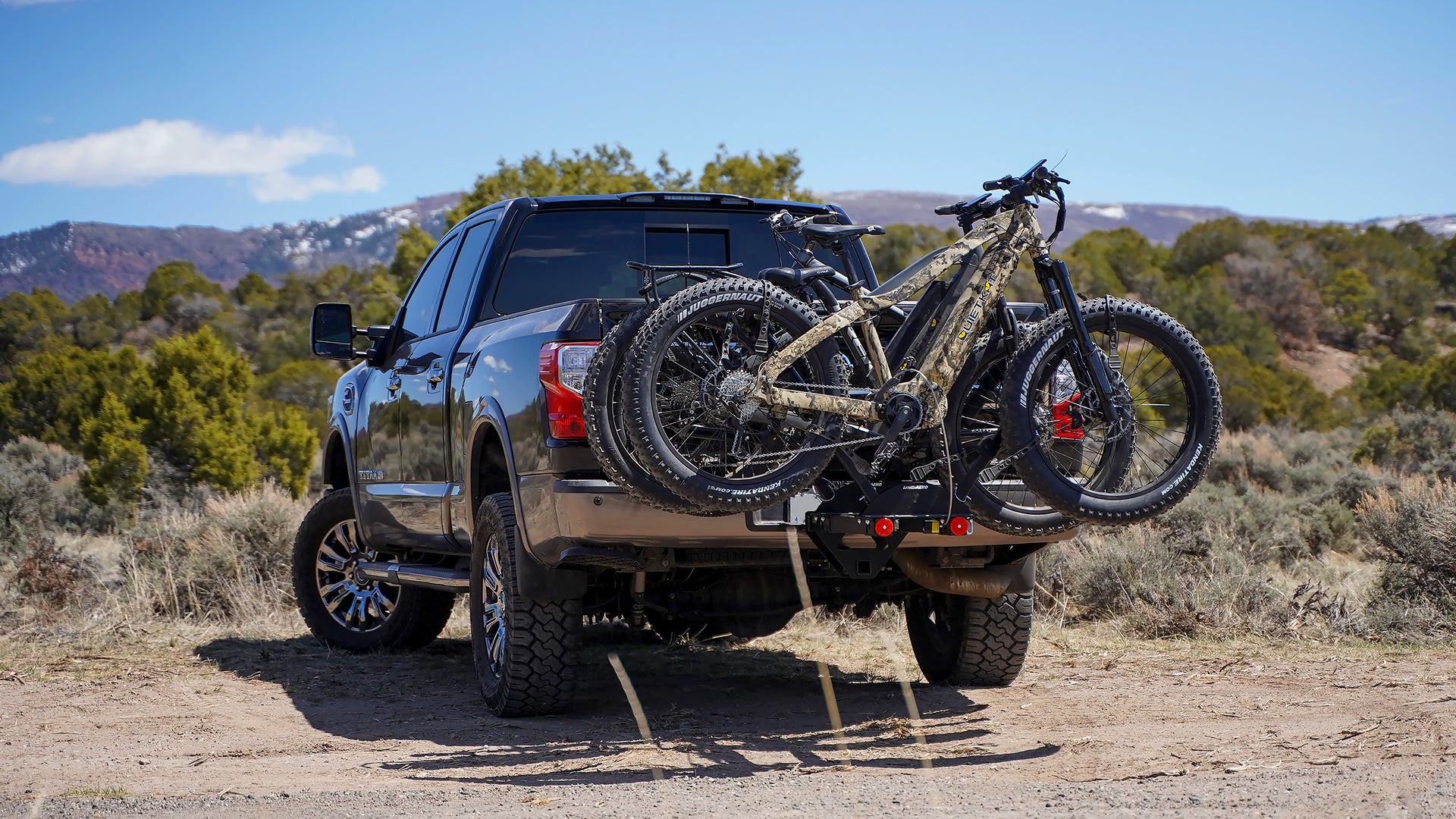 Three-Quarter Nelson 2-Bike Truck Bed Mount V-Rack (expandable to 6 ...