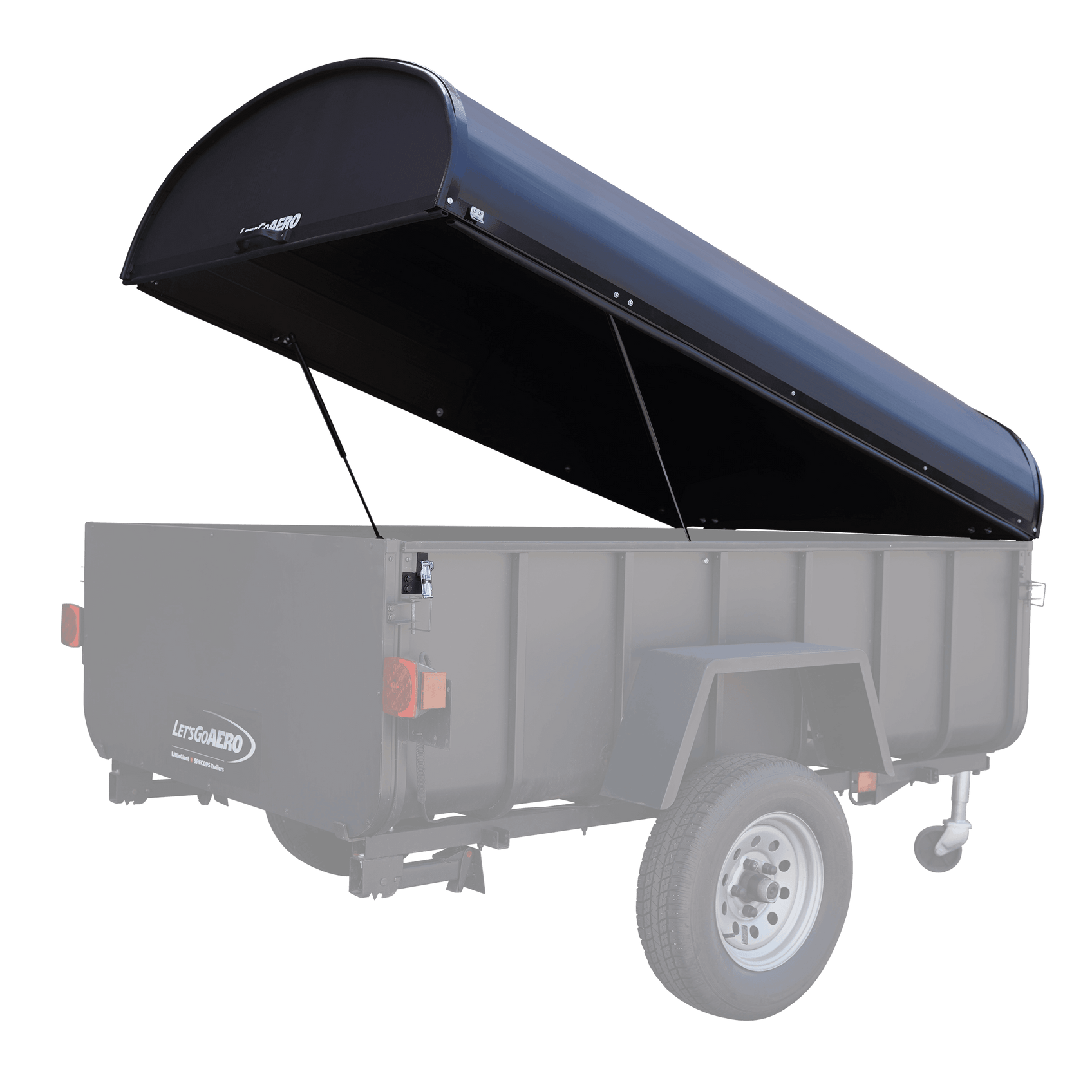 LGT HexCap Hard Shell Tonneau | Trailer Cover | Let's Go Aero